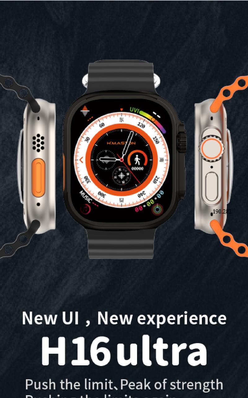 The H16 smartwatch is suitable for both men and women and compatible ...