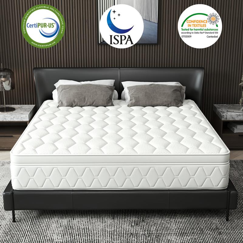 Holiday Haul 12/14 Inch Twin, Full, Queen, KingMattress Memory Foam And ...