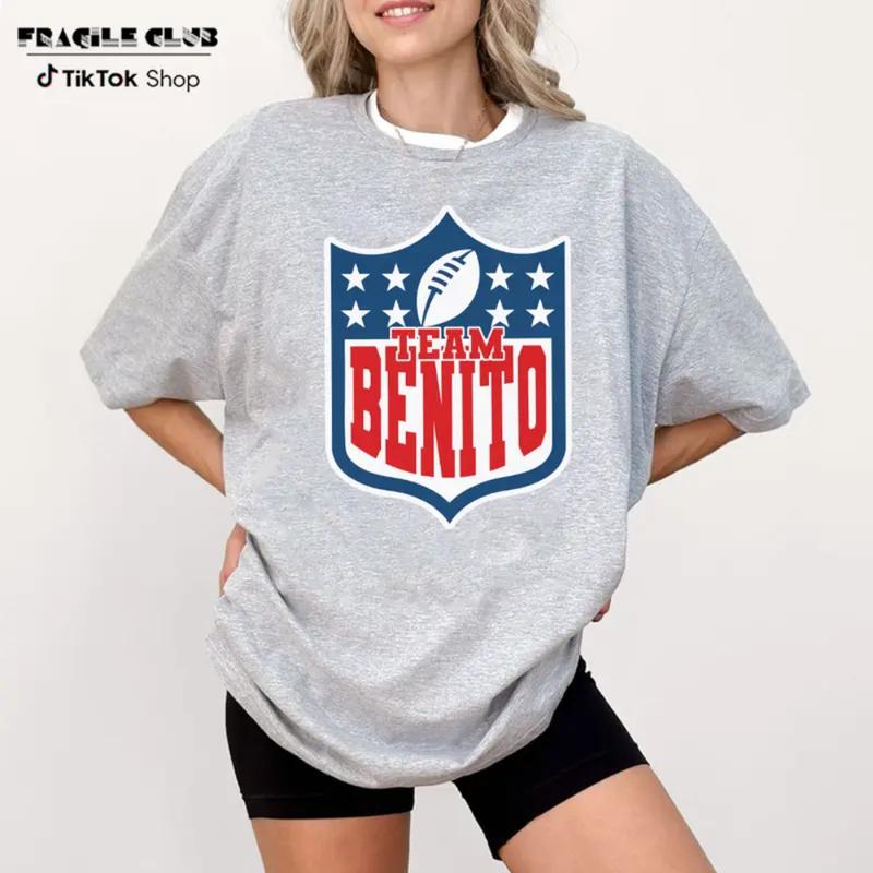 Vintage Team Benito Football Logo Sweatshirt Tshirt Hoodie, Retro ...