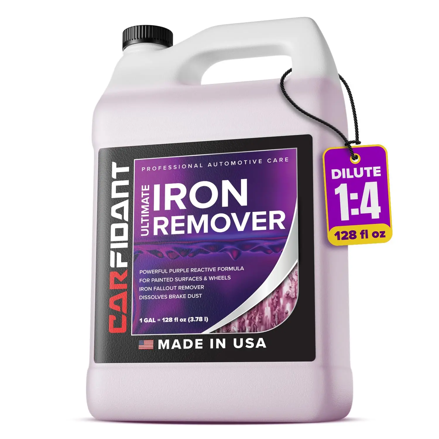 Iron Remover for Detailing - Iron Decon Spray, Pulls Out Dust, Rust ...