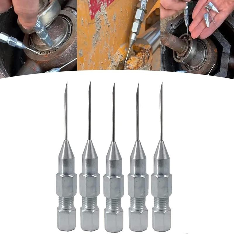 5pcs Precision Grease Injector Nozzle, Small Bearing Lubrication Tip ...