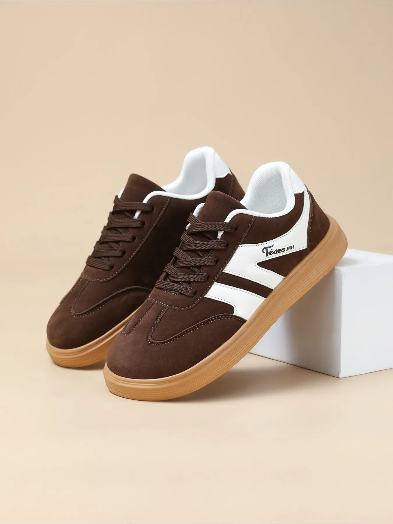 Women's Red Retro Sneakers, Low-Top Casual Skate Shoes, Versatile Soft ...