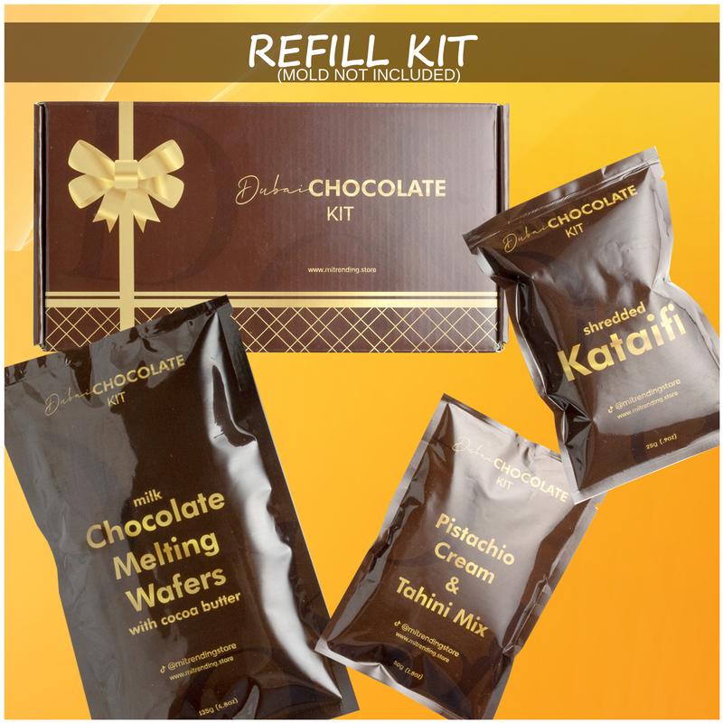 *REFILL KIT* Pistachio Knafeh Stuffed Chocolate Bar Kit 1 REFILL ...