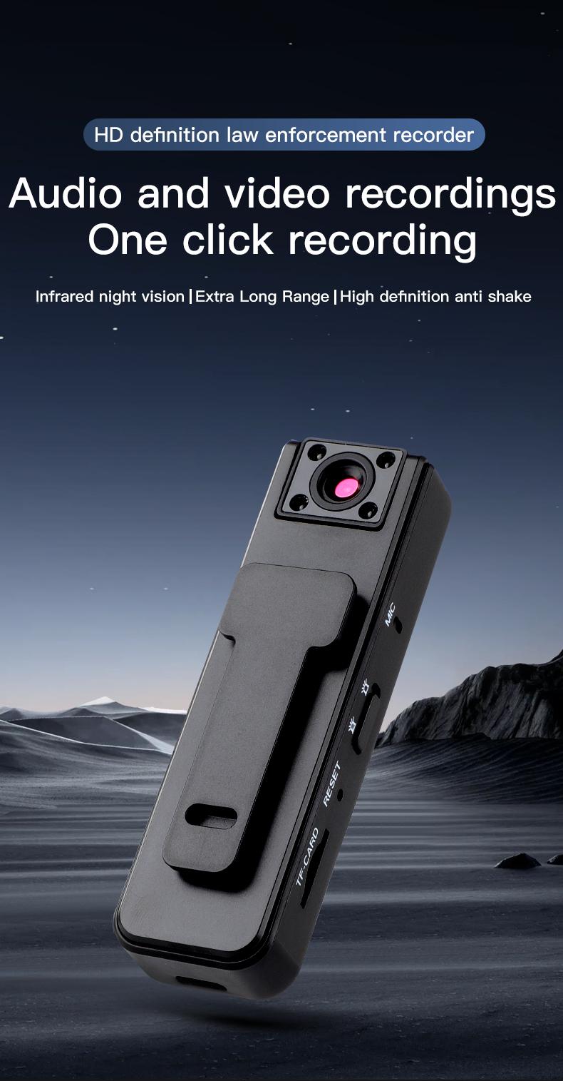 Body Camera with Audio & Video Recording 1080P HD Action Cam with 32GB ...