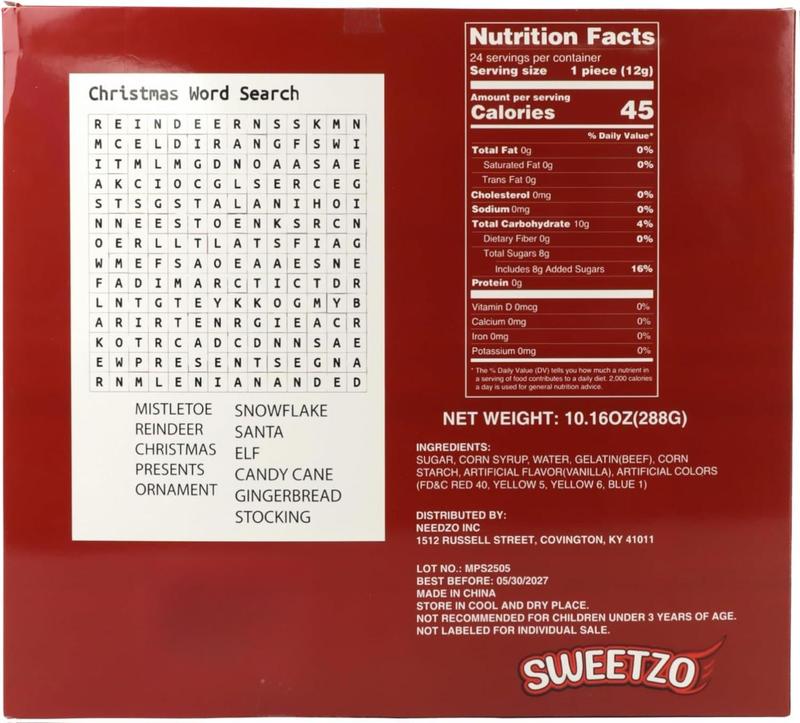 Christmas Elf Candy Advent Calendar 2025 Festive Marshmallow Candies ...