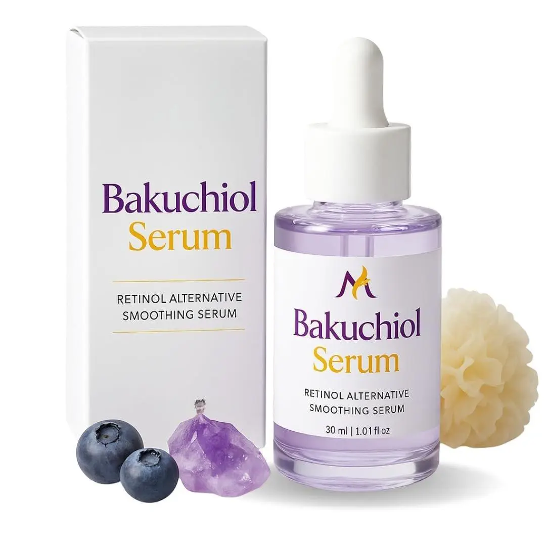 Bakuchiol Serum 1.01 fl oz Natural Retinol Alternative for Face Vegan ...