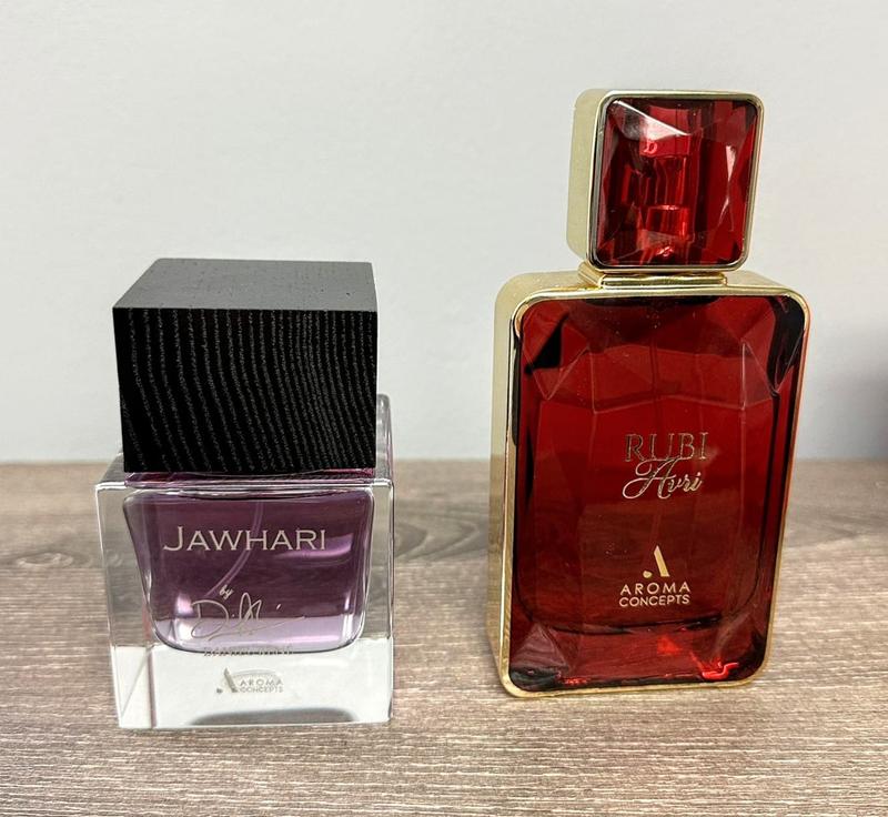 Jawhari and Avri Rubi Perfume Set by Aroma Concepts Unisex Fragrance ...