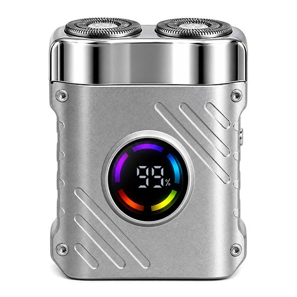 Ultra Portable Mini Electric Shaver, Pocket Size Razor with LED Battery ...