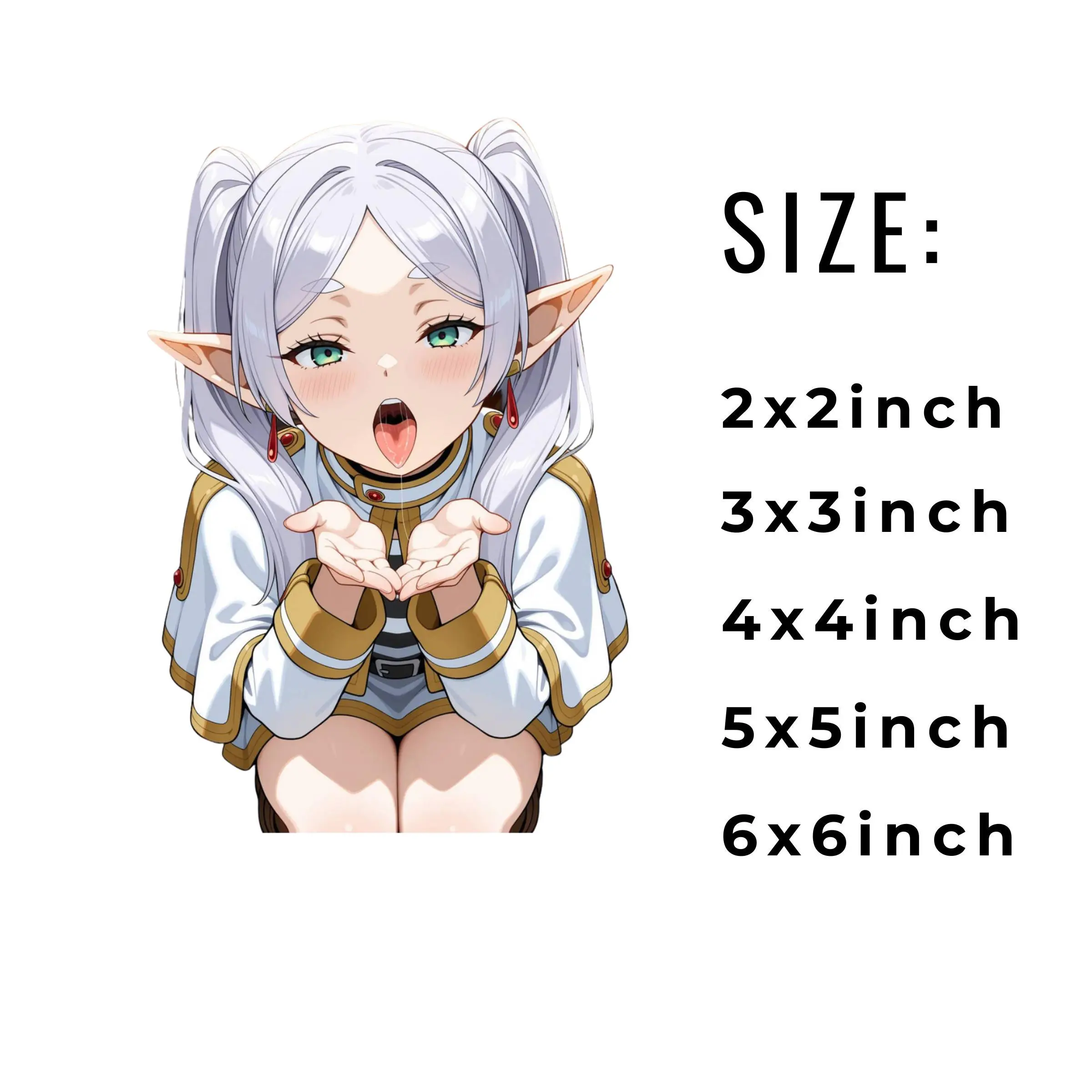 Frieren Cheerful Elf Waifu – Cute Frieren Expression and Playful Energy ...