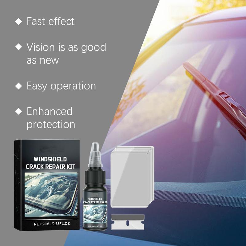 Windshield Chip Repair Kit - 2026 Upgrade Car Windshield Crack Repair ...
