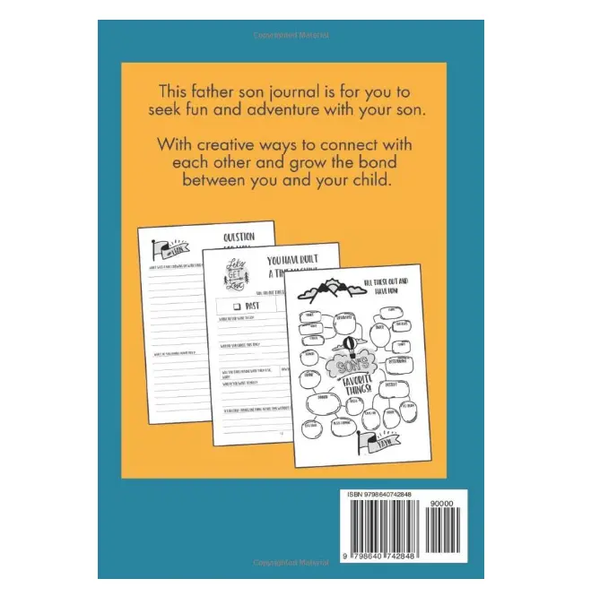 Father and Son Journal: Pass Back and Forth Between You and Me Journal ...