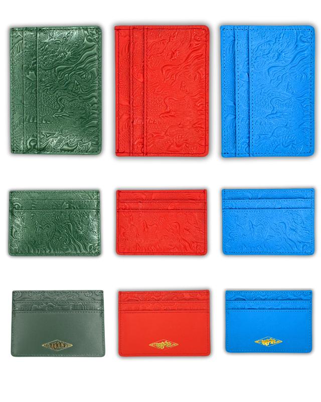 GENUINE LEATHER DRAGON 4 SLOTS CARD HOLDERS WITH MIDDLE POCKET - TikTok ...