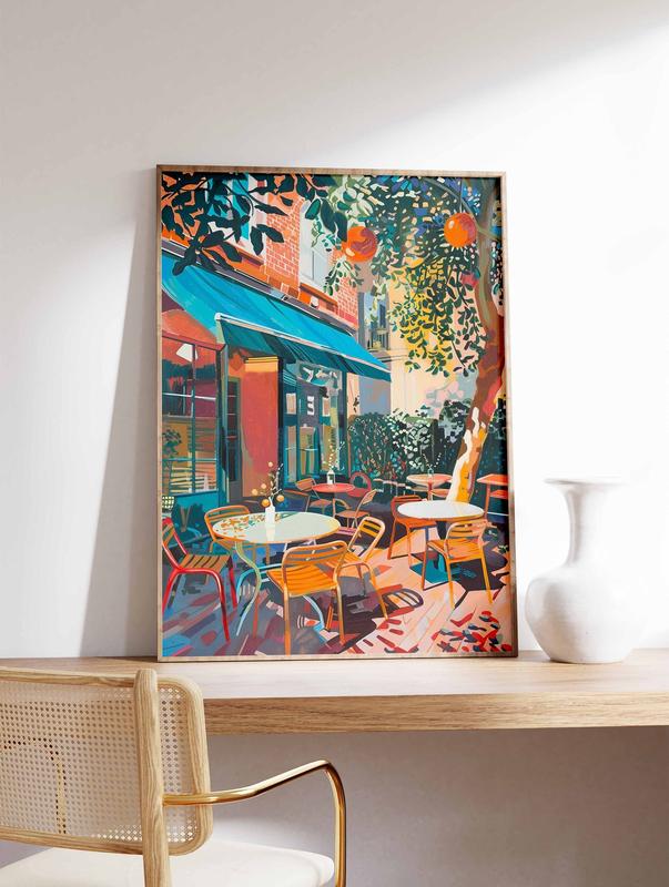 Vintage Cafe Print, Retro Cafe Poster, Food and Drink Art, Kitchen ...