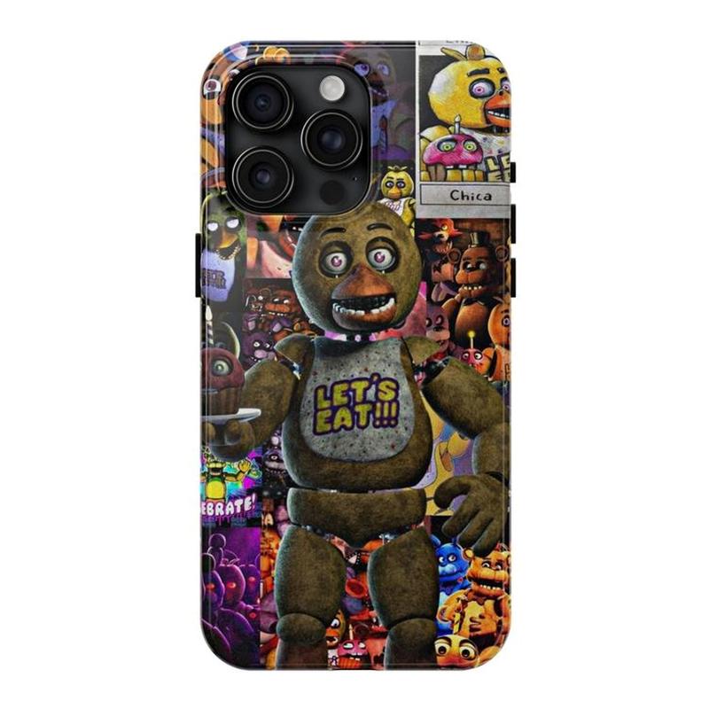 FNaF Chica 2 Phone Case, Scary Freddy Fazbear, Bonnie, Foxy, Puppet ...