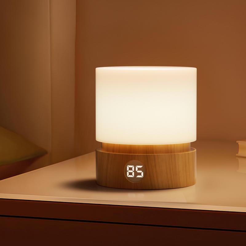 ICARER FAMILY Timer Night Light,Dimmable LED Bedside Lamp,Night Light ...