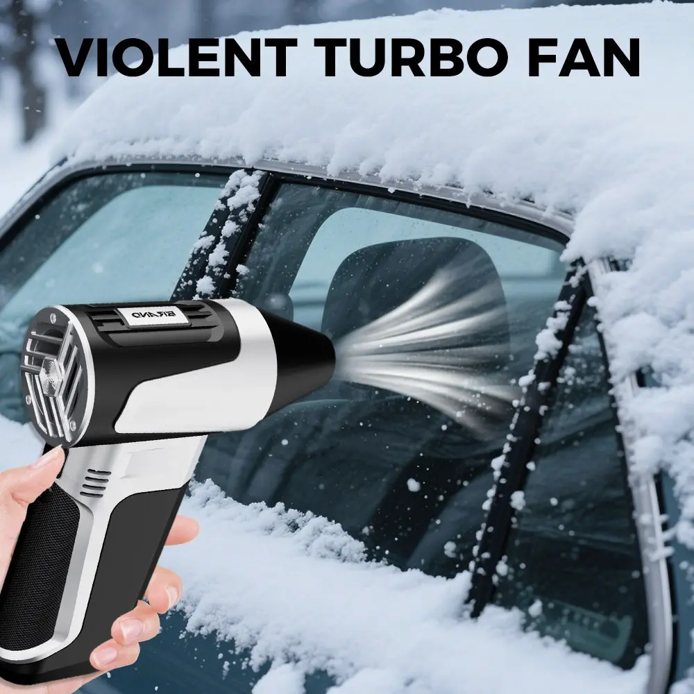 Electric Air Duster USB Rechargeable Blower For Car Snow Dust Keyboard ...