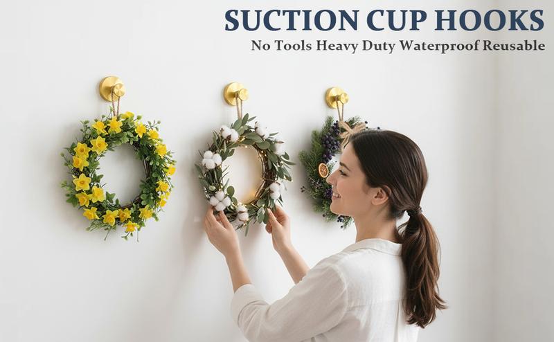 2 Packs Vacuum Suction Cup Hooks christmas gif Gadgets Kitchen home ...