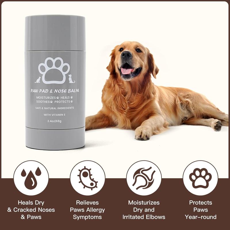 Paw Balm Stick for Dogs & Cats – Natural Lick-Safe Moisturizer to ...