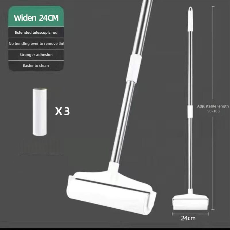 Large Lint Rollers for Carpet, 9.45 in with 3 Adjustable Extendable ...