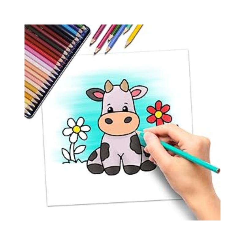 Bold & Easy Coloring Book for Adults and Kids: Cute and Simple Designs ...