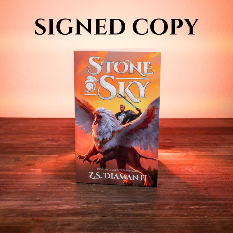 Stone & Sky (Signed Paperback) - Epic Fantasy by Z.S. Diamanti - Book 1 ...