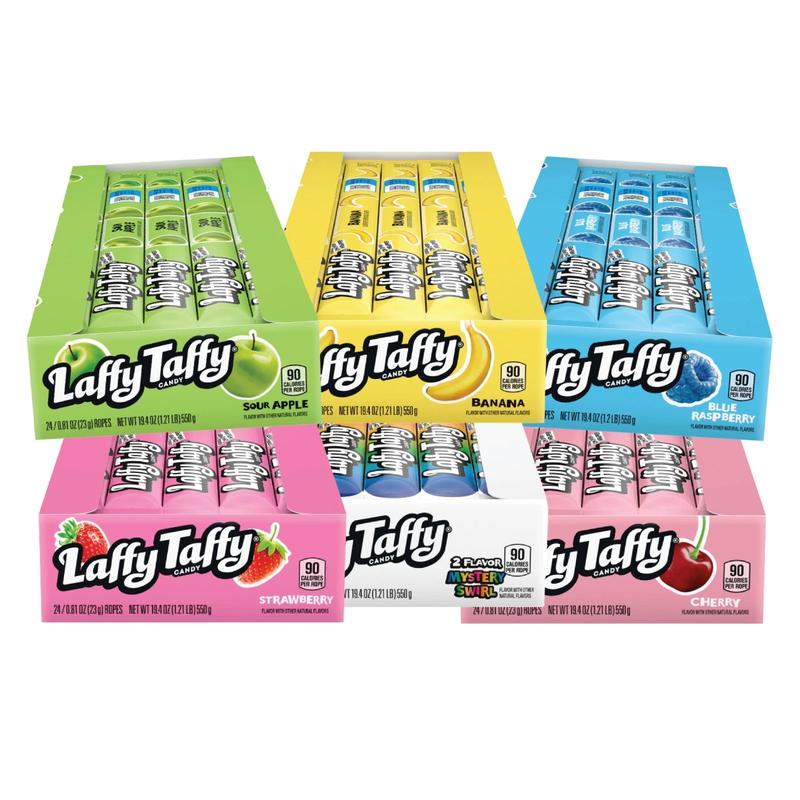 Laffy Taffy Ropes – 24 Count (0.81oz Each) | Chewy, Sweet & Fun ...