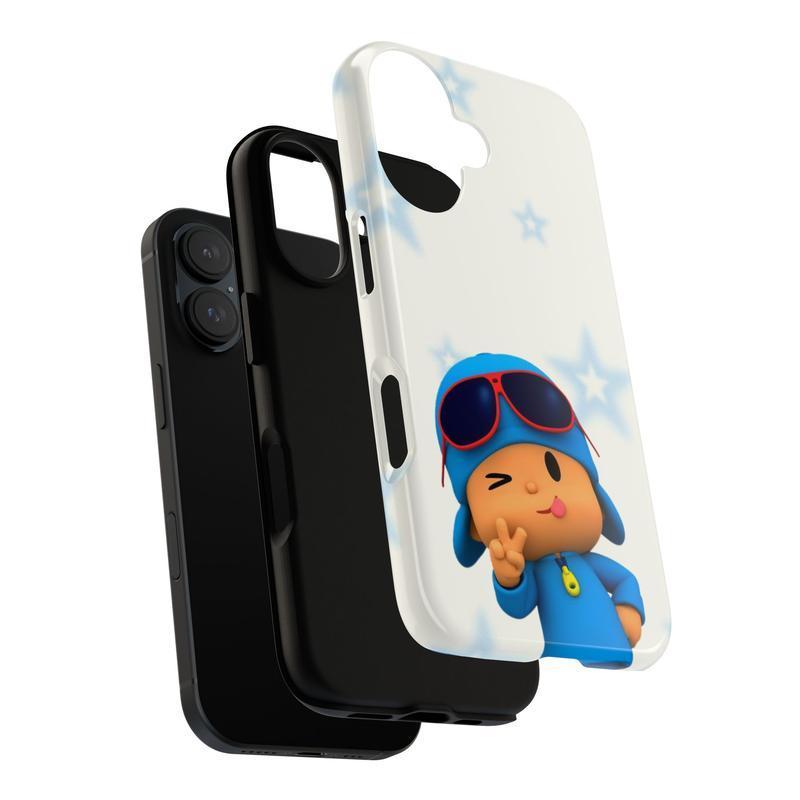 Adorable Pocoyo Phone Case – Kawaii Blue Cartoon Character Cover – Fun ...