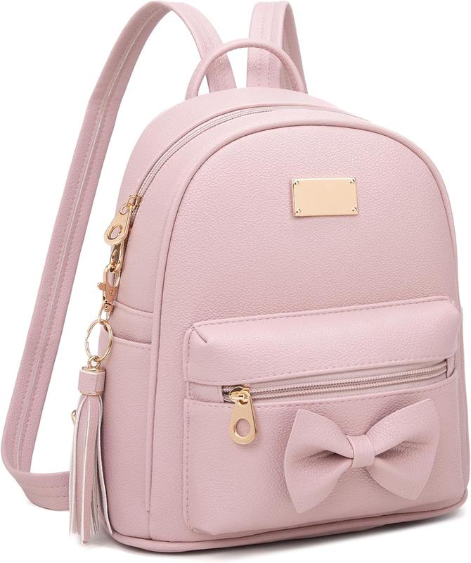 Backpack Purse for Women Girls Mini Backpack for School Lightweight PU ...