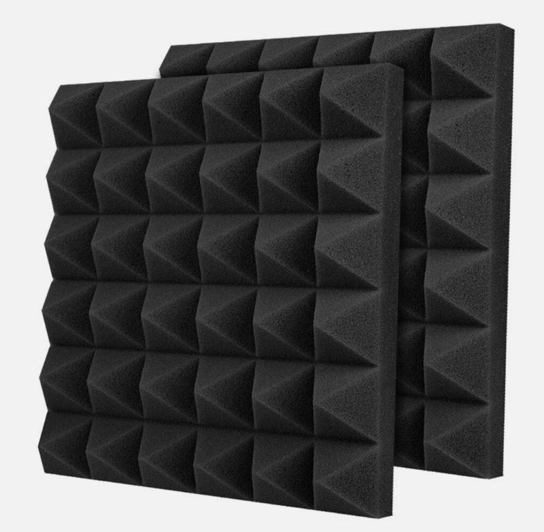 48- 96 PACK 12"X12"X2" Acoustic Foam Panel Wedge Studio Soundproofing ...