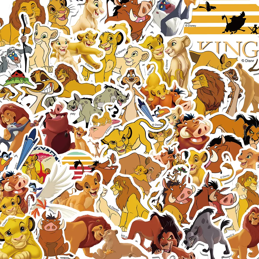 Disney Lion King Stickers 50PCS - Perfect for Scrapbooking Journals ...