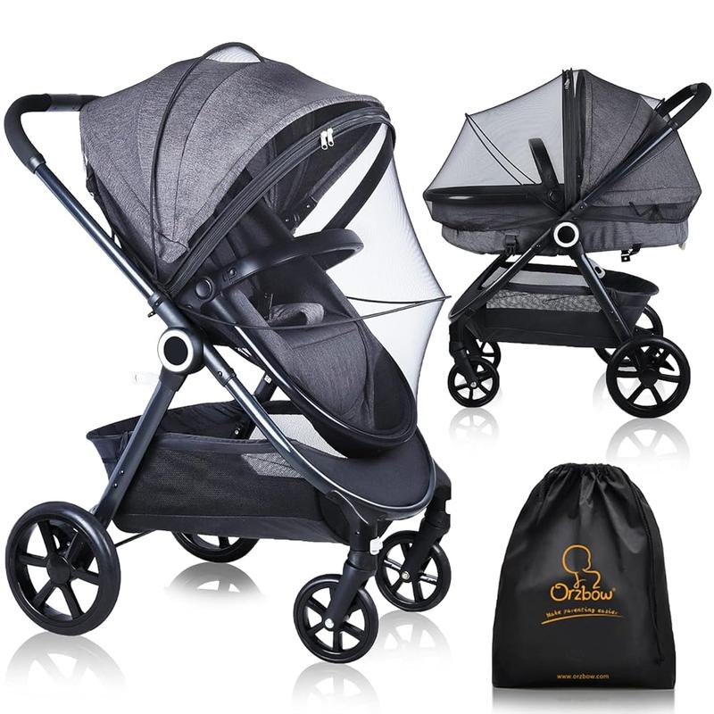 Orzbow Universal Mosquito Net for Stroller, Baby Bug Net with Two-Way ...
