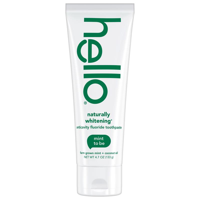 hello naturally whitening fluoride toothpaste