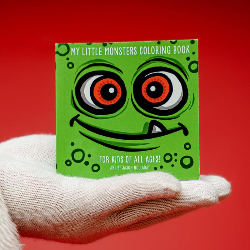 My Little Monsters Coloring Book #2 - 4" x 4" Pocket-Sized Book with 50 ...