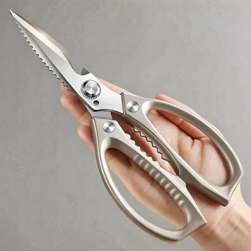 Stainless Steel Kitchen Heavy Duty Scissor, 1 Count Modern Multipurpose ...
