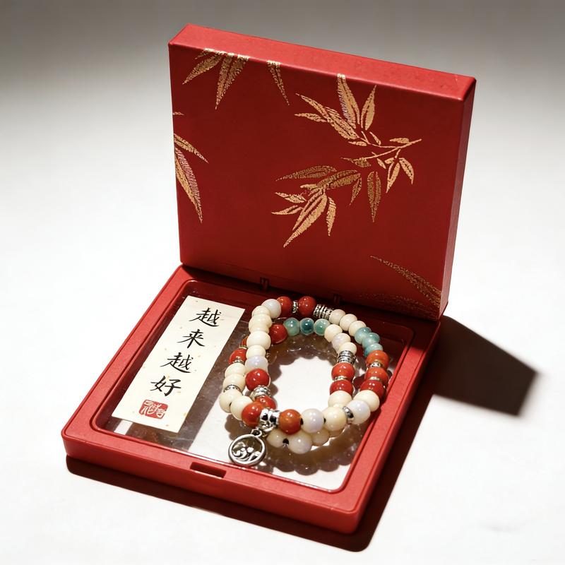 Cloud Mountain Meditation Handmade Ceramic Double-Band Bracelet ...