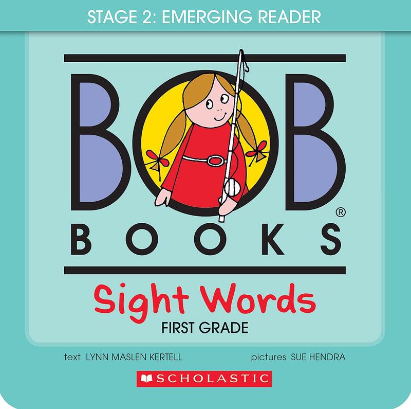 Bob Books - Sight Words First Grade Box Set Decodable Phonics Books ...