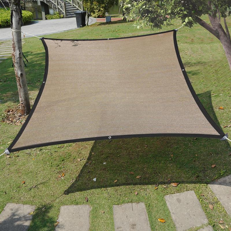 Sun Shade Net, Durable Mesh Sun Shade with Rope, Easy To Install Sun ...