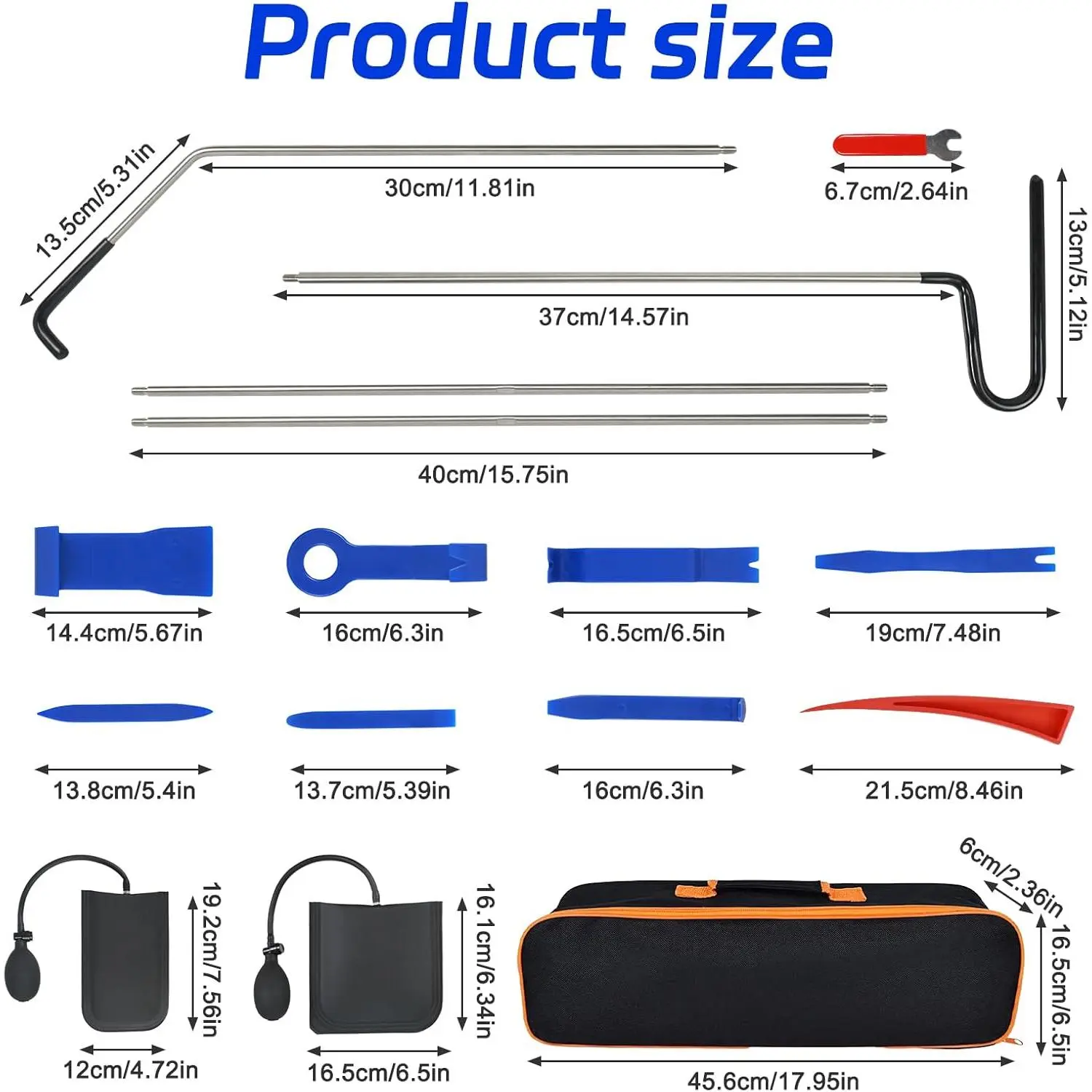 Stainless Steel Repair Tools, Portable Tool Kit Pin Puller Tool Set for ...