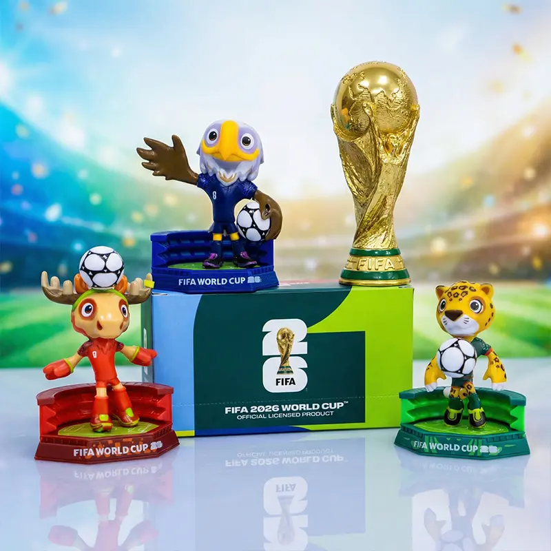 Officially Licensed FWC26 6CM 9cmMascot Figurine – 2026 World Cup LED ...