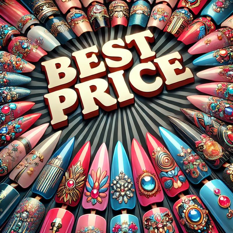 Ketor Last Chance of Pressed-on Nails Gradient Color Almond Round ...