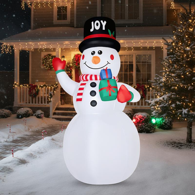 VINGLI 12FT Tall Lighted Christmas Inflatable Decoration, Inflatable ...