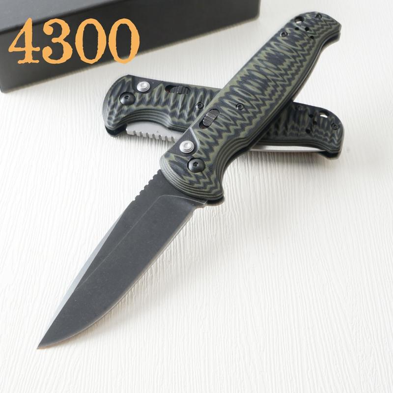 New Model 4300 Folding Knife, Pocket Knife, D2 Blade Material, G10 ...