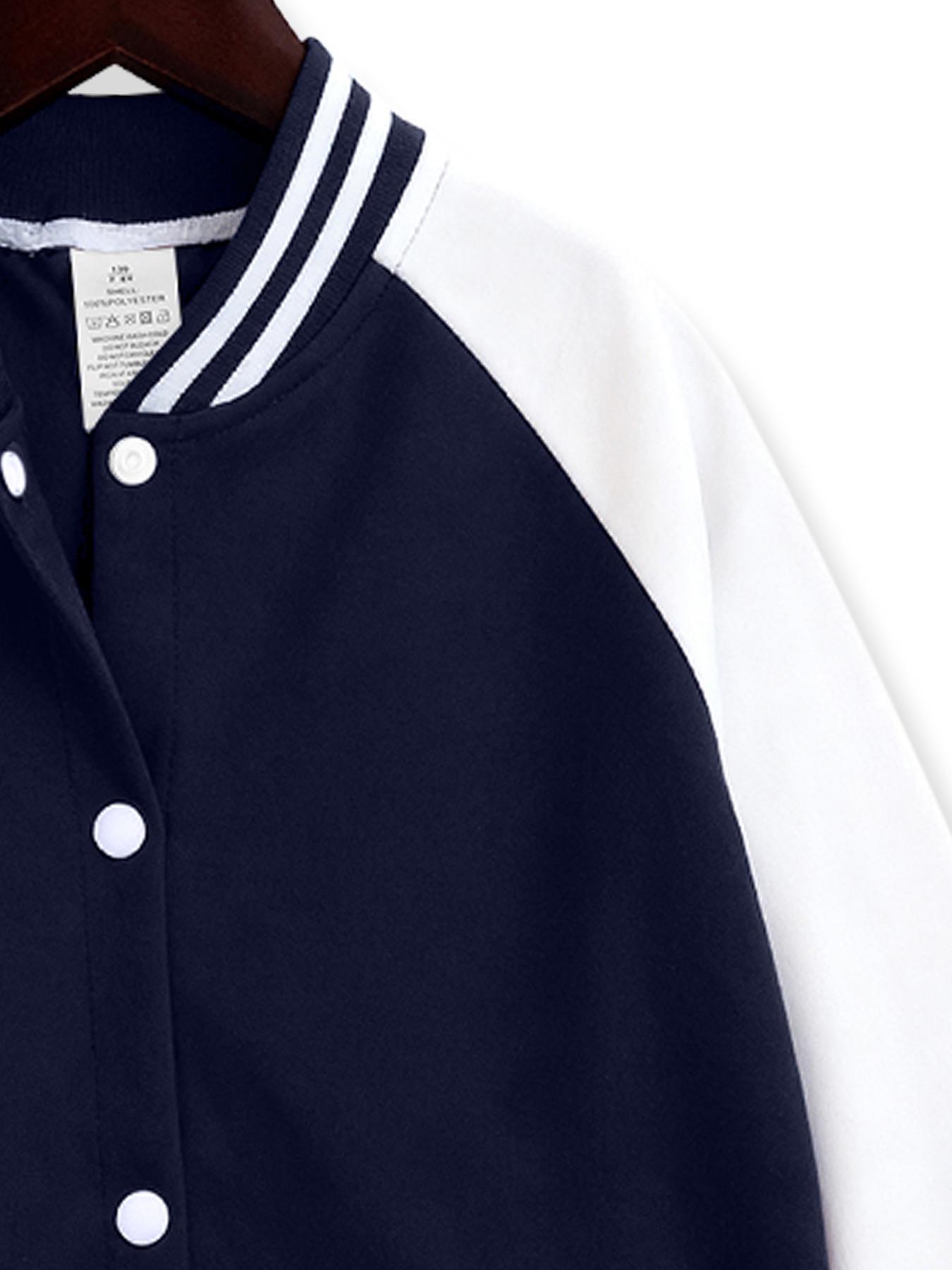 Girls Cropped Jacket with Cool K-Pop Singer Model Print, Soft Fabric ...