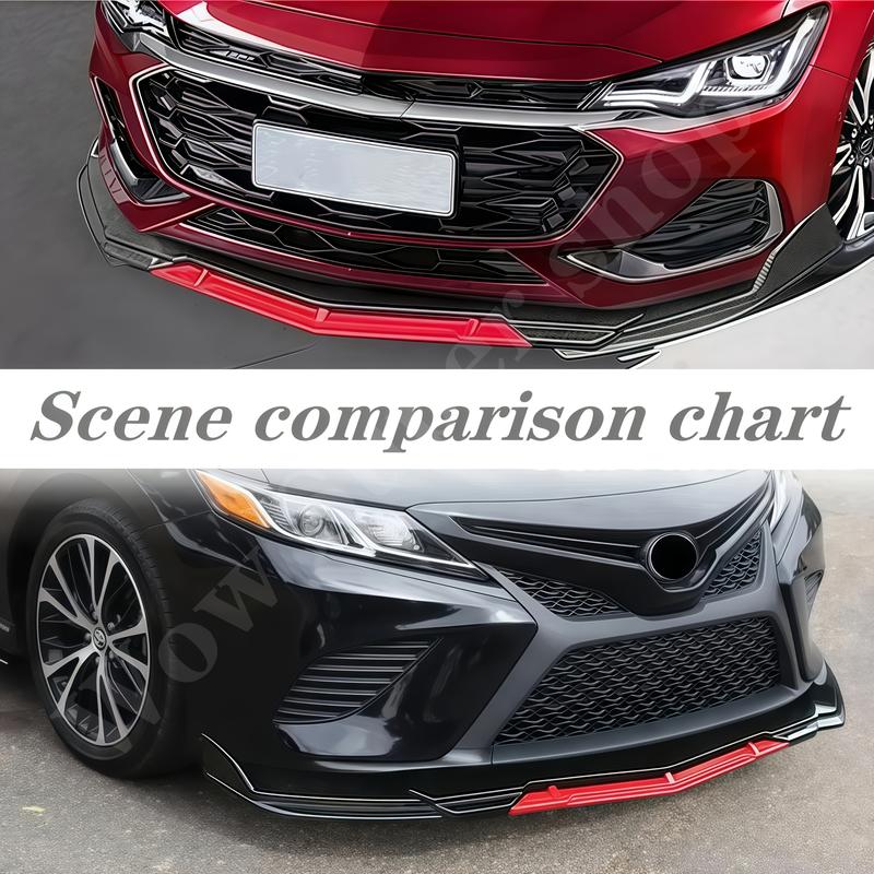 Car Front Bumper Lip Splitter Diffuser Body Kit Automotive Universal3 ...