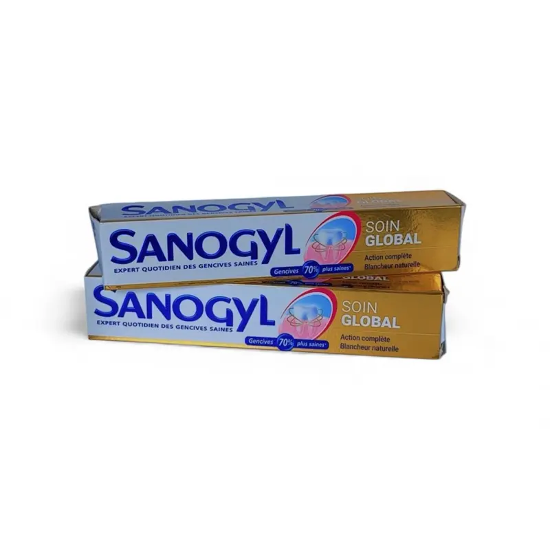 2pcs sanogyl global toothpaste 70% sulfuric acid 1 tube oral use for ...