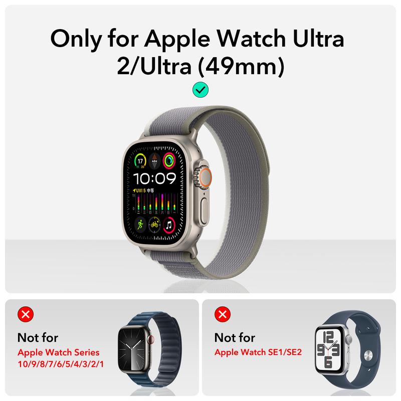 ESR Armorite Screen Protector for Apple Watch Ultra 3/2/1 49mm (2025 ...
