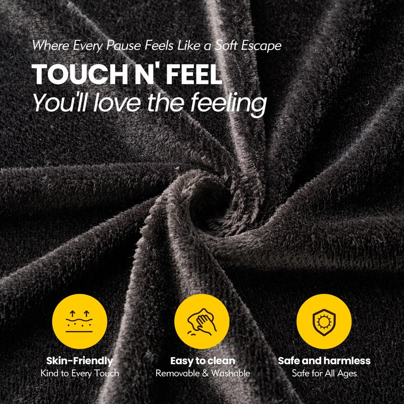 【Holiday Haul Sale】Ovios Large 59" W Bean Bag Chair with Ottoman for ...