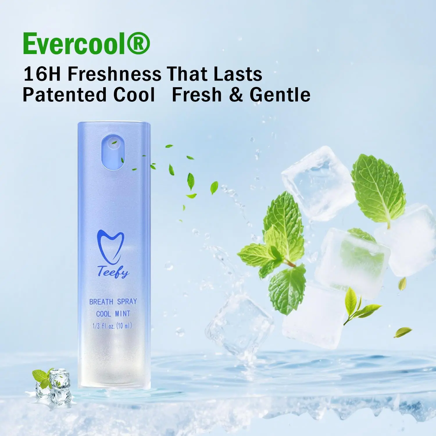 TEEFY Long Lasting Breath Spray for Bad Breath - 16 Hour Freshness ...