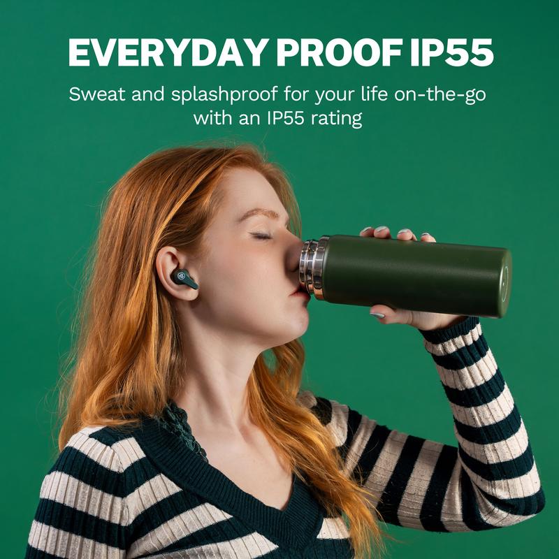 JLab Go Lux ANC Headphones & Go Pods ANC Earbuds Gift Set