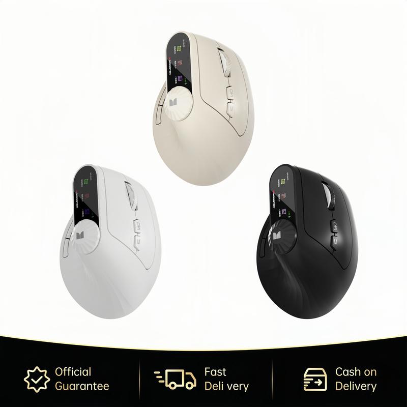 Monster-M2 MAX Version Bluetooth Wireless Mouse Ergonomic Vertical ...